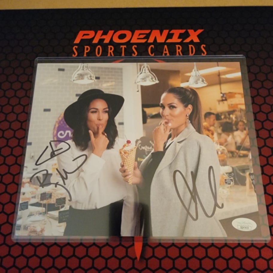 Bella Twins 8x10 WWE Signed Photo JSA | Phoenix Sports Cards